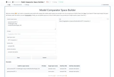 [d]hugging Face Model Comparator Space Builder R Machinelearning