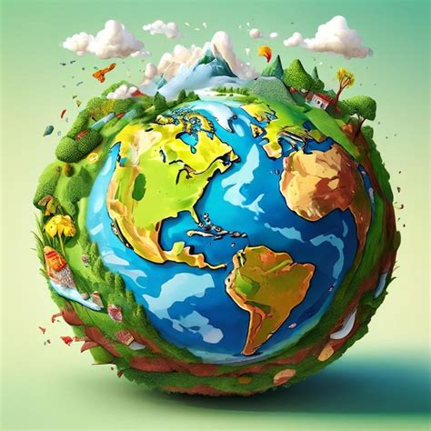 Discovering The World Premium Ai Generated Image