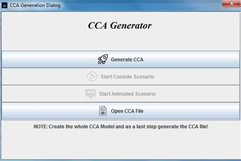 Generation And Visualization Of The Cca File Download Scientific Diagram