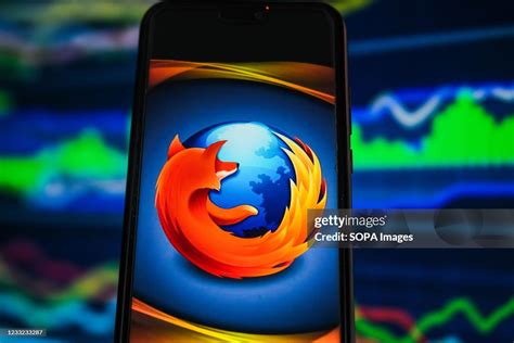 In This Photo Illustration A Modzilla Firefox Logo Is Displayed On A News Photo Getty Images