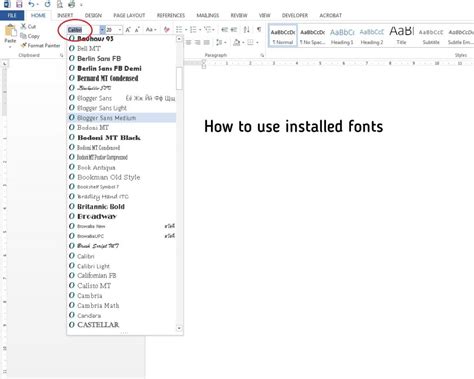 FONTS How To Use Them In Microsoft Word TheHungryJPEG Blog