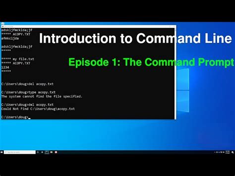 Windows Command Line Tutorial 1 Introduction Setup