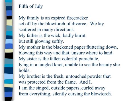 Extended Metaphor Poem Examples