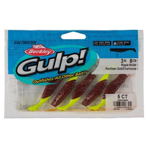 Berkley Gulp Saltwater Ripple Mullet Soft Bait Sportsmans Warehouse
