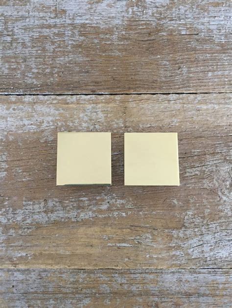 Mid Century Brass Drawer Knobs Set Of 2