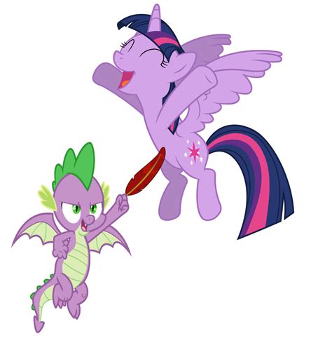 Spike Tickles Twilight By Diana173076 On Deviantart