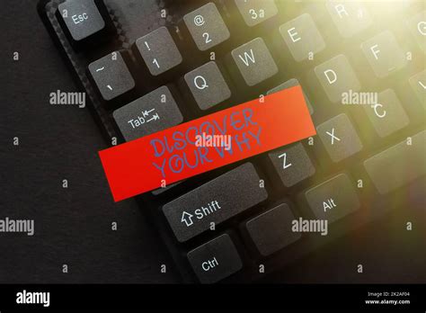 Writing Displaying Text Discover Your Why Business Showcase Knowing