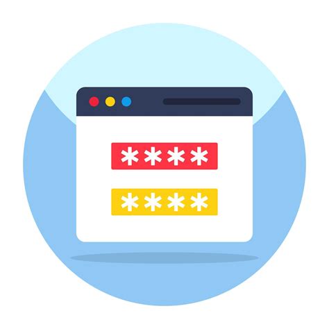Modern Design Icon Of Web Password 13446611 Vector Art At Vecteezy