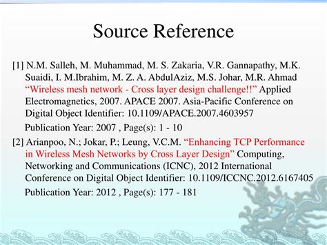 Ppt Cross Layer Design In Wireless Mesh Networks Powerpoint Presentation Id1962694