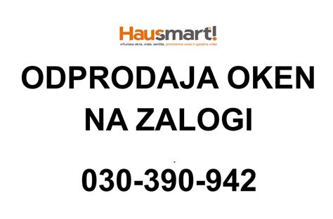 Odprodaja Oken Na Zalogi