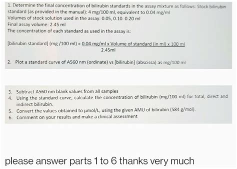 Solved Practical 13 Determination Of Serum Bilirubin Aim Of