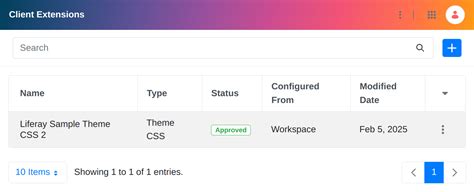 Using A Theme Css Client Extension Liferay Official Documentation Liferay Learn