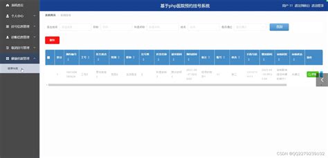 08php医院预约挂号系统医院问诊就诊健康档案（源码文档ppt运行视频讲解视频）医院挂号管理系统php源码 Csdn博客