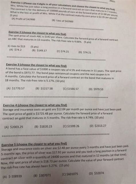 Solved Exercise 1 Please Use 4 Digits In All Vour