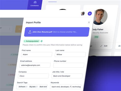 Portfolio — Vip Sitaraman Recruiting App Ui Ux Design