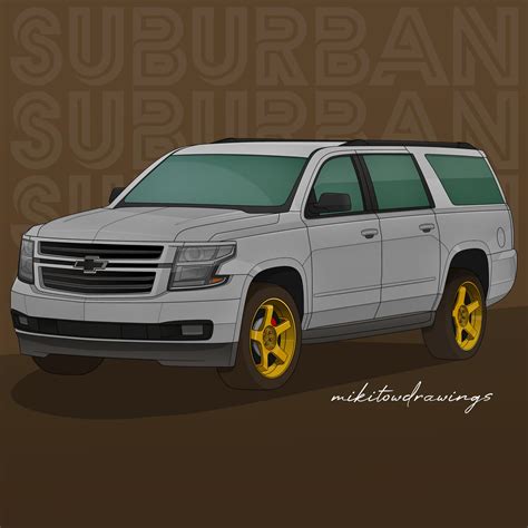 Chevrolet Suburban By Mikitowdrawings On Deviantart