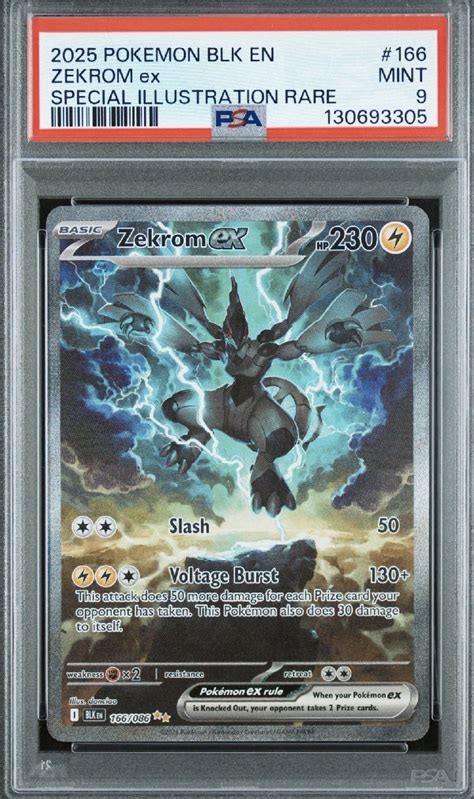 Zekrom Ex 16686 Special Illustration Rare Card Black Bolt