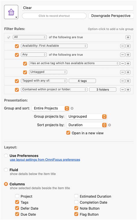 Omnifocus Automation Kanban Board K