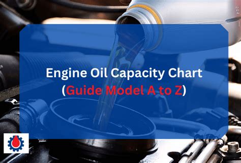 Engine Oil Capacity Chartguide Model A To Z Engine Oil Journal