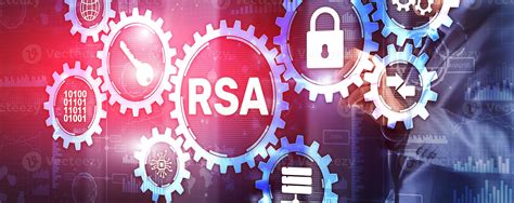 RSA Cryptography And Network Security Rivest Shamir Adleman Cryptosystem Stock Photo