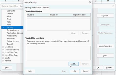 How To Set Password In Libreoffice 72 English Ask Libreoffice