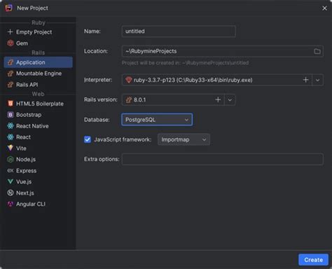 Ruby On Rails Database Setup