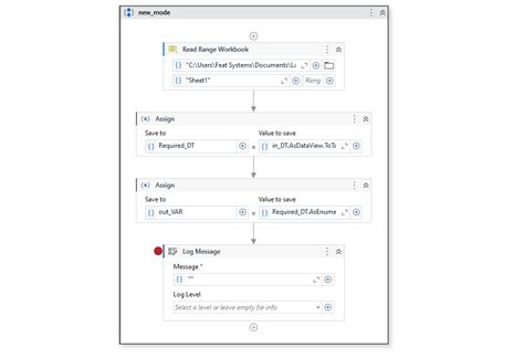 How To Assign One Variable To A Set Of Cells Studio Uipath