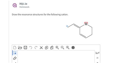 Solved Draw The Resonance Structures For The Following Chegg