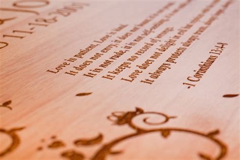 Personalized 9x12 Solid Wood Wall Plaque Laser Engraved Alder Walnut