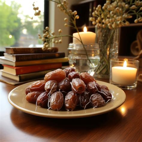 Premium Photo Date Delight Display Dates Fruit Photo