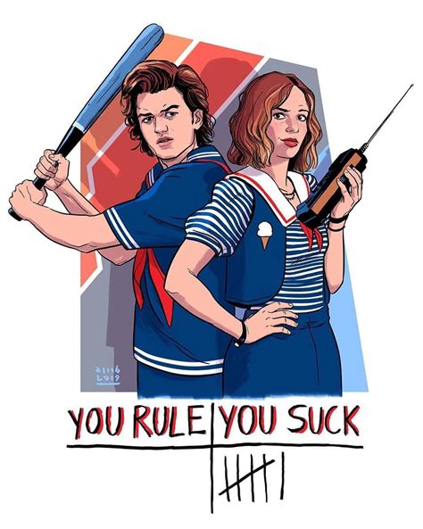 Cosas Rarasstrangerthings Fan On Instagram Steve And Robin