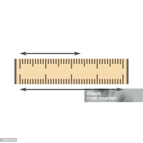 눈금자 아이콘 선 측정 기호의 개념 거리 화살표크기 벡터 그림입니다 개념에 대한 스톡 벡터 아트 및 기타 이미지 개념 거리가 먼 건설 산업 Istock