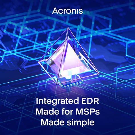 Acronis On Linkedin Security Endpoint Detection And Response Solutions For Msp
