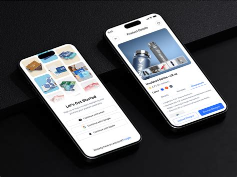 Digital Printing Service Mobile App Ui Design Behance