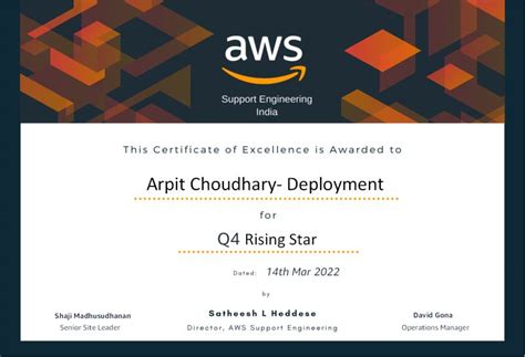 Arpit Choudhary On Linkedin Aws Thankyou Aws Motivation Inspiration
