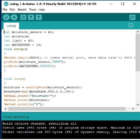 Pdf Automatic Plant Watering System Using Arduino Uno For University Park