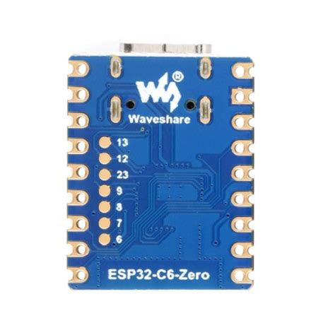 Waveshare Esp32 C6 Mini Development Board Based On Esp32 C6fh4 Dual
