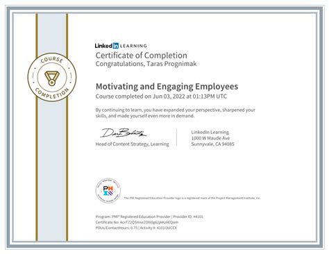 Taras Prognimak On Linkedin Certificate Of Completion