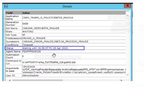 Job Get Stuck In Waiting Status After Reached The Time Dependencies