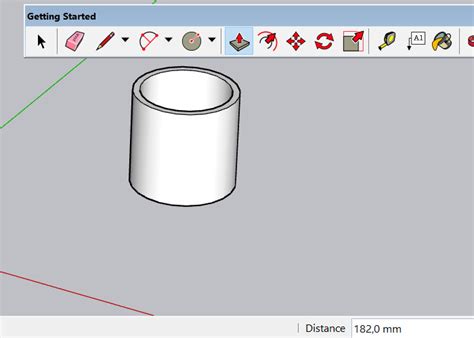 Sketchup Knowledge How To Draw A Pipe Dbs