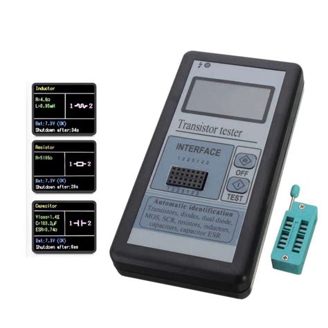 Multi Purpose Transistor Tester 128 160 Diode Thyristor Capacitance Resistor Inductance Mosfet