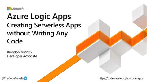 Creating Serverless Apps Without Writing Any Code Ppt