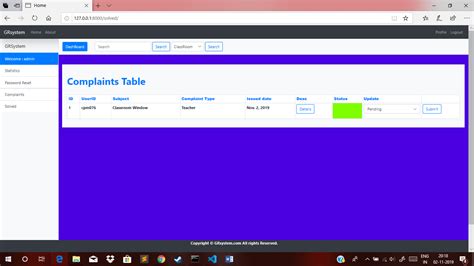 github suraj bhandarkar s django grievance redressal system