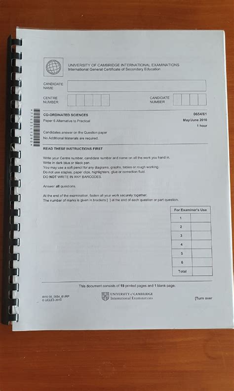 Igcse Co Ordinated Sciences Papers Hobbies And Toys Books And Magazines Assessment Books On Carousell