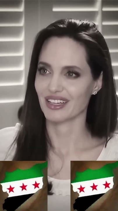 انجيلينا جولي تتحدث عن السورين👑💚👑 سوريا لايك ترند Youtube