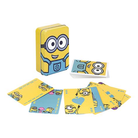 Minons Playing Cards With Tin Card And Board Games Zing Pop Culture
