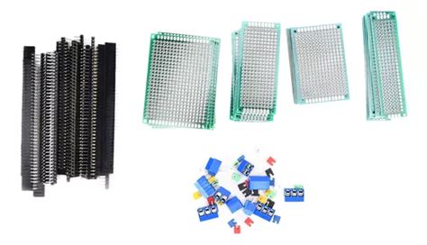 Kit De Placas De Doble Cara 100 Piezas Pcb Universal Impreso Cuotas