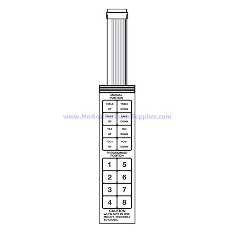 Hand Control Panel For The Midmark Ritter® 411 75l Part Mip169 Oem