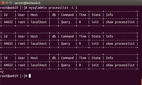 Gestione Di Un Server Linux Guida Al Comando Mysqladmin • Keliweb Blog