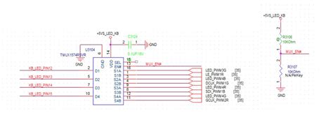 TMUX EN Pin Question And Schematic Review Switches Multiplexers Forum Switches